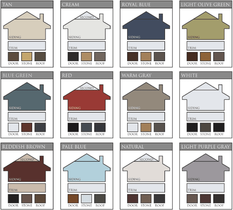 The Best Trim and Siding Color Combos For Your Home.